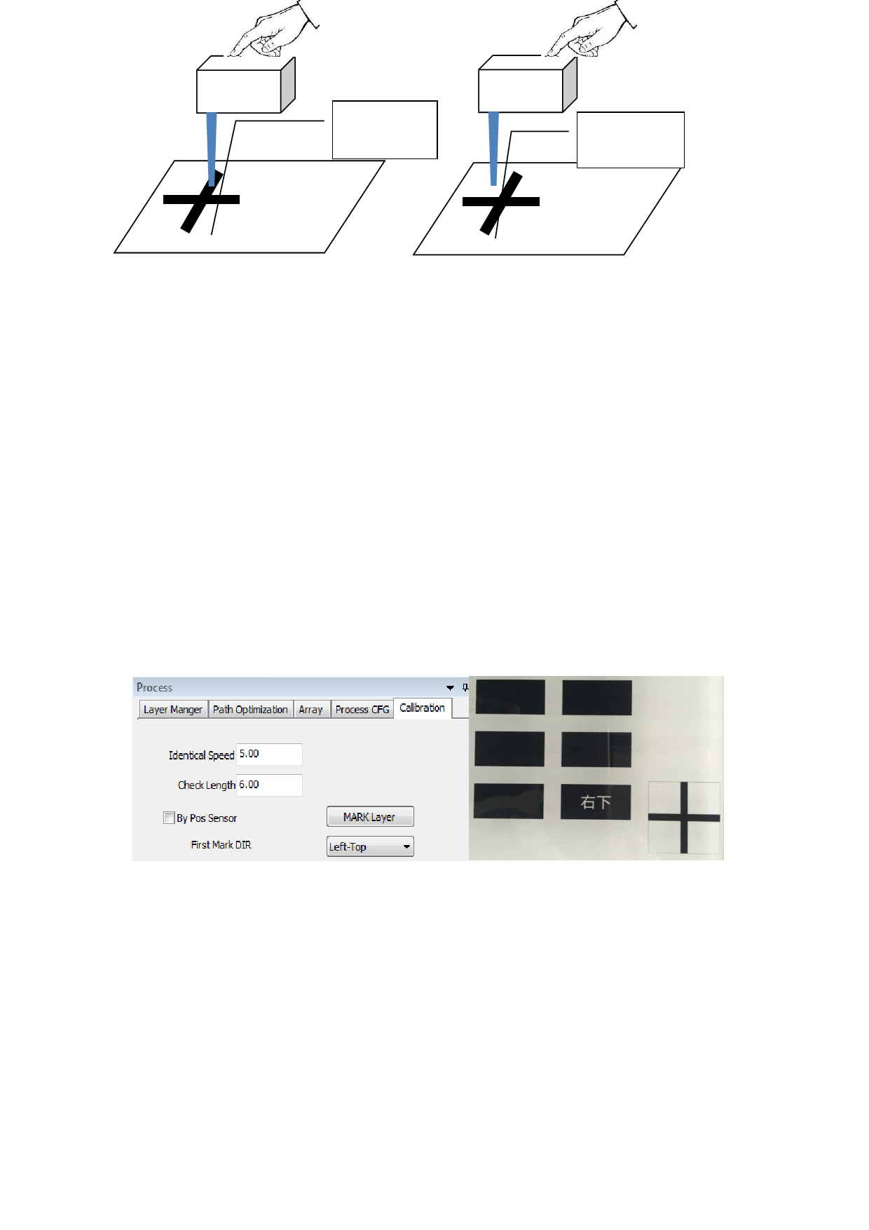 ON sensor Alignment MARK OFF sensor Alignment background (Page 2 / 14) LaserCut2017 Position ...